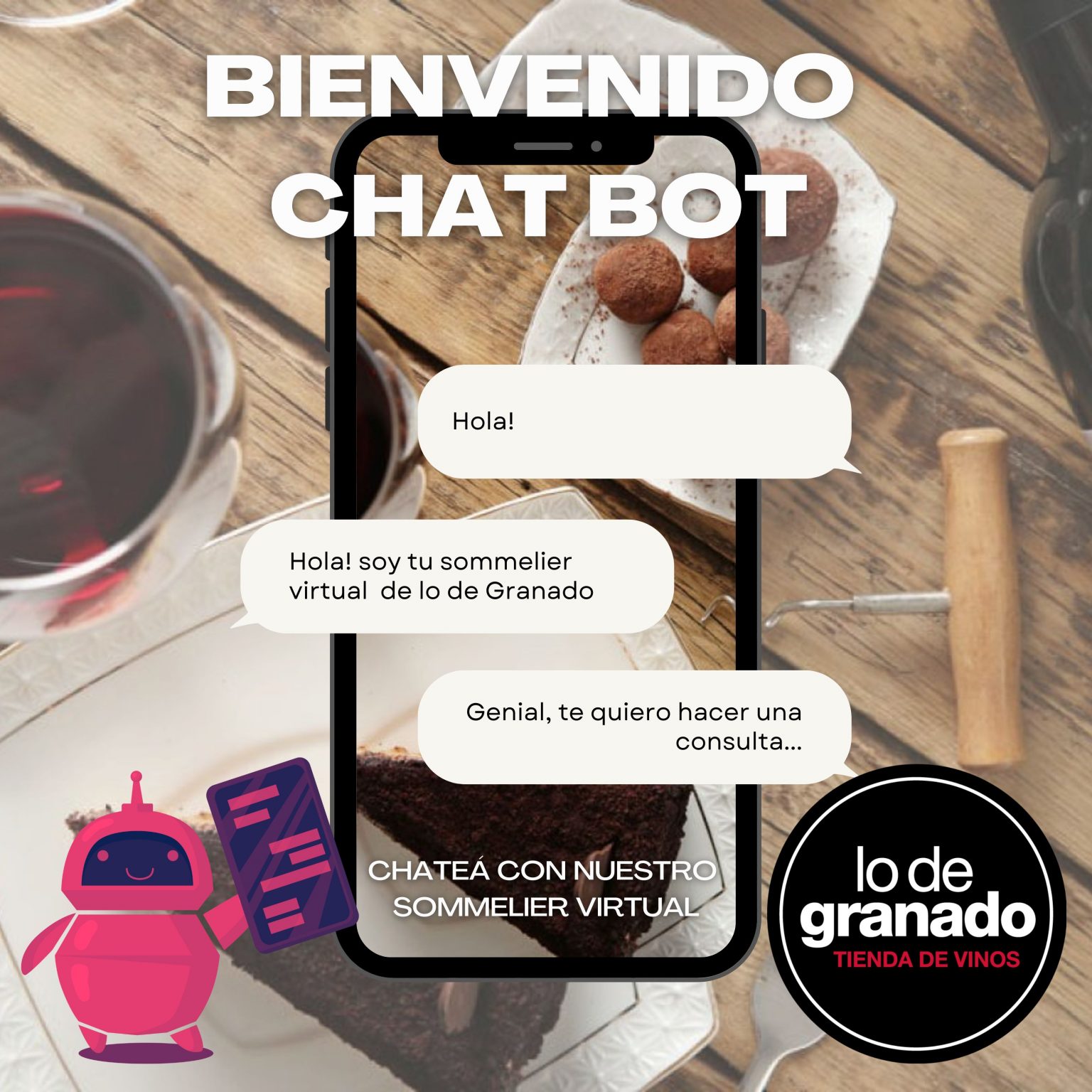 Nuevo bot que te ayuda a maridar tus vinos ¡descubrí tu matrimonio ...